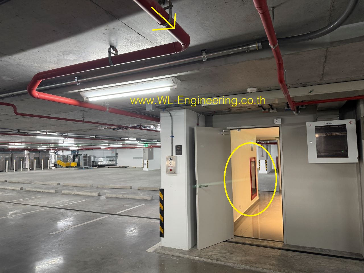 การออกแบบท่อแนวข้างที่จ่ายน้ำให้ตู้ FHC หรือ หัวจ่ายน้ำ (Hose ...